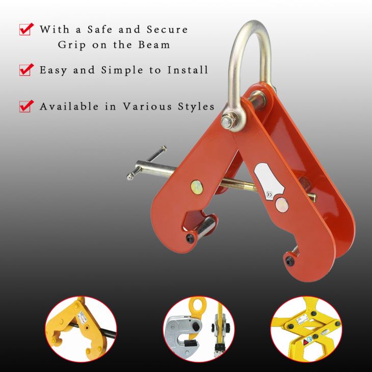 Steel Lifting Beam Clamp - Gostern Rigging