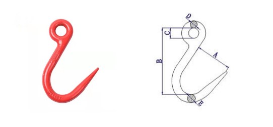 Eye Type Steel Pipe Lifting Hook - Gostern Rigging